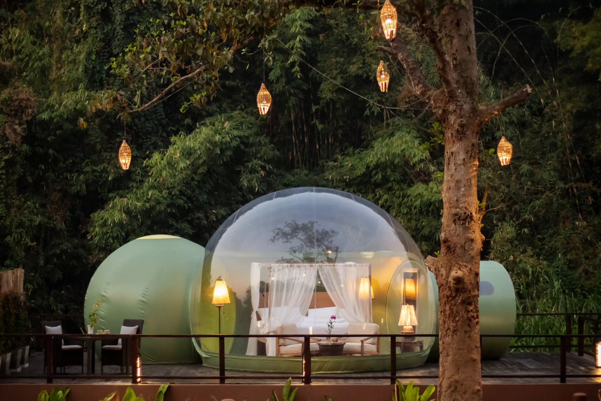 Spánek mezi slony v apartmá The „Jungle Bubble“ v Thajsku 56475_2